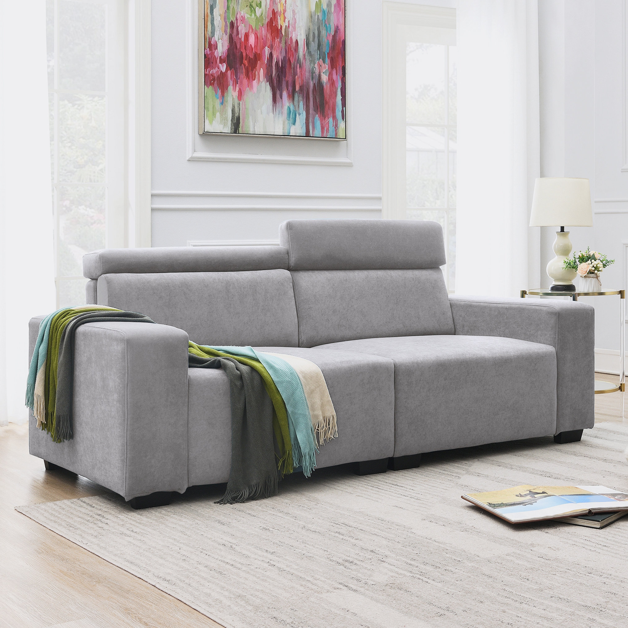 Ebern Designs Ryniah 87'' Upholstered Sofa | Wayfair