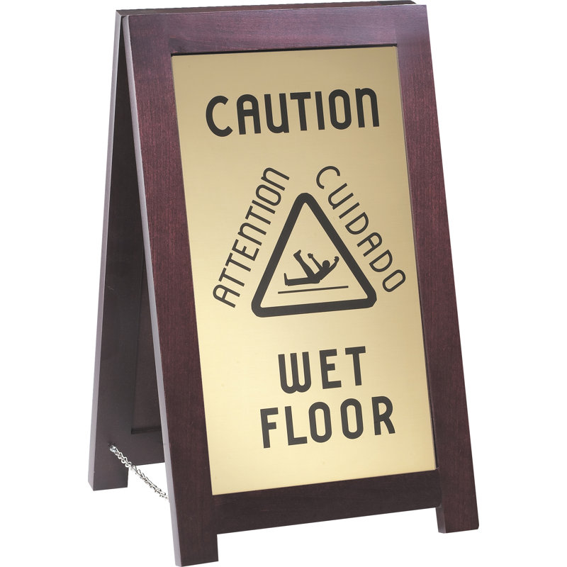 Cal-Mil Westport Wet Floor Sign with Chain | Perigold
