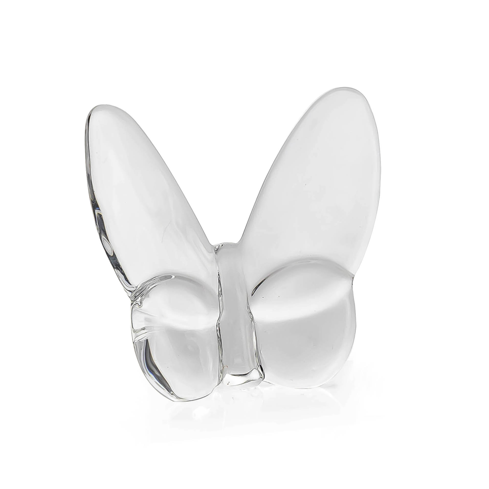 Mercer41 3" Clear Crystal Butterfly Figurine Tabletop Sculpture | Wayfair