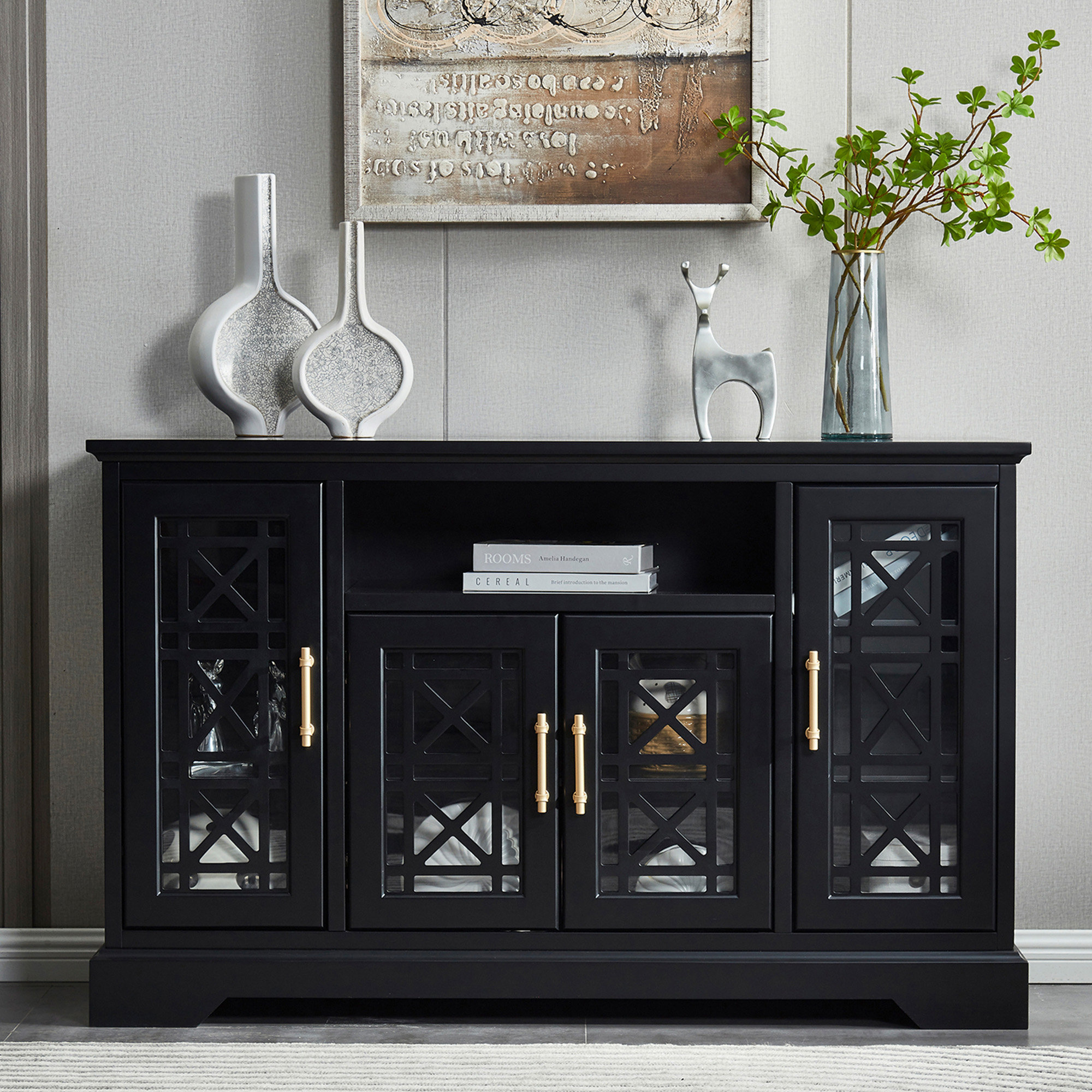 Lark Manor™ Sideboard Buffet Table with Doors | Wayfair