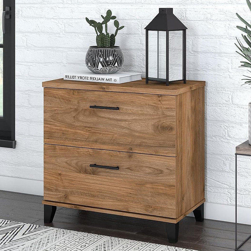 Loon Peak Transitional Style, 2-Drawer Lateral File Cabinet, Full ...