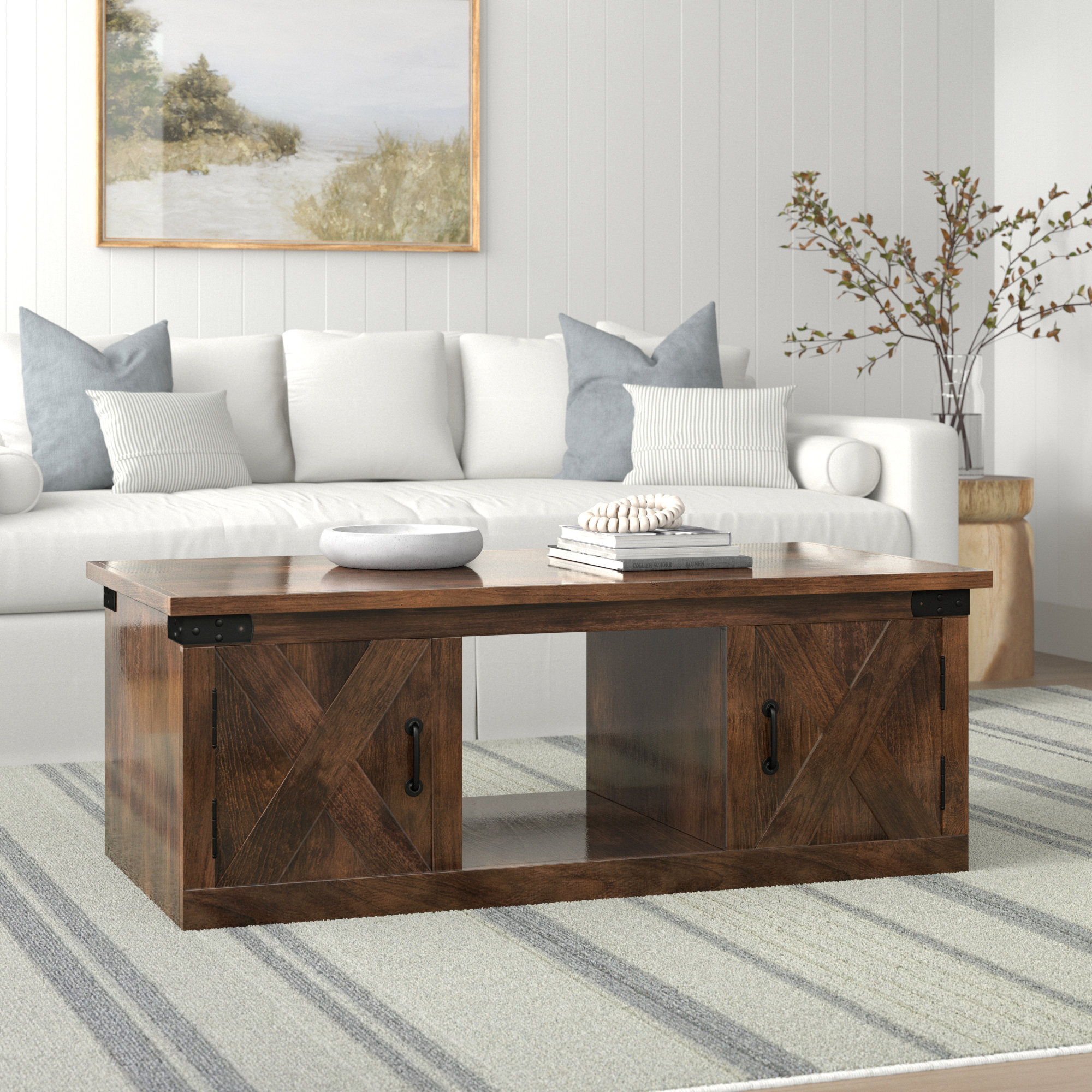 Laurel Foundry Modern Farmhouse® Hungerford Farmhouse 48-inch Coffee ...