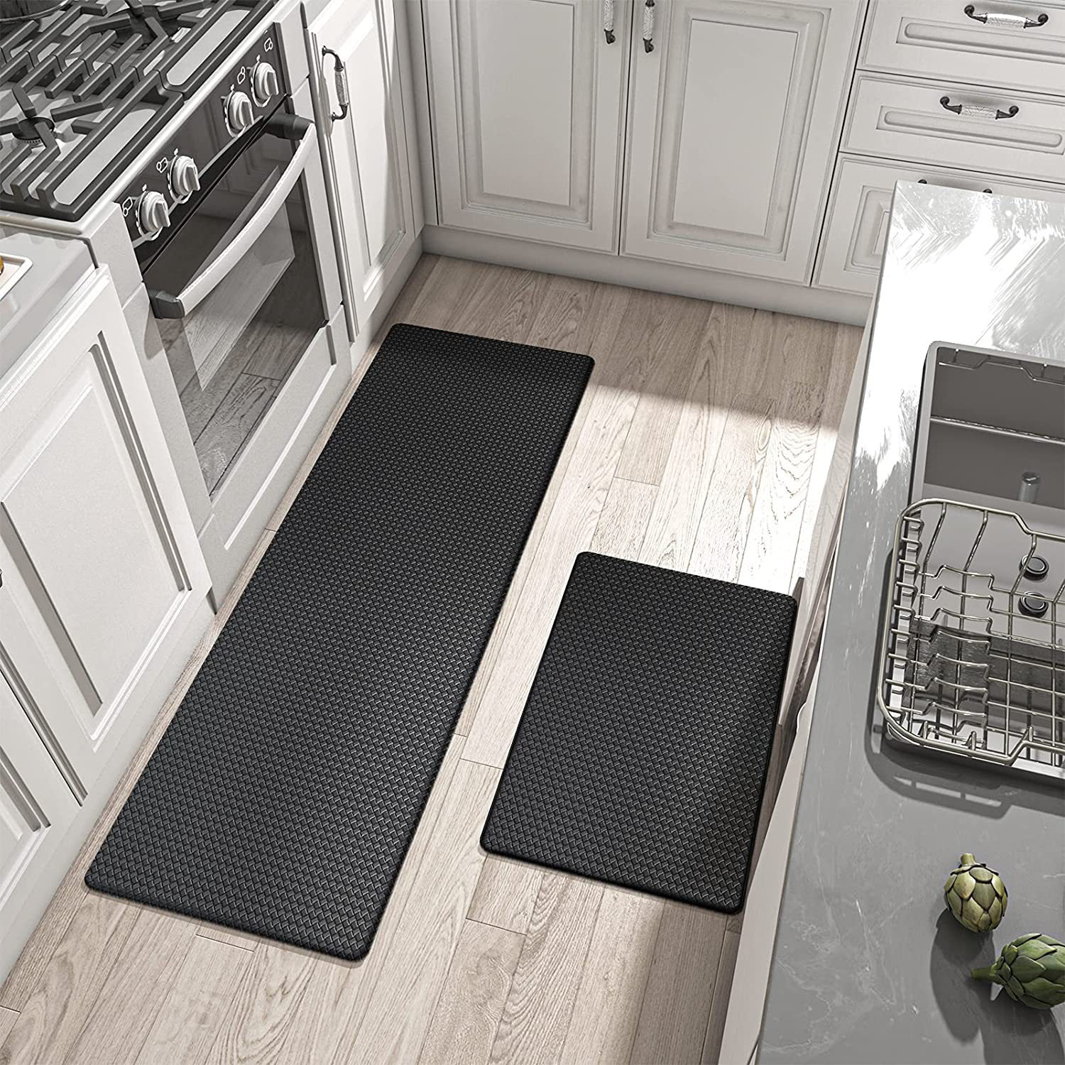Prep & Savour Dionisios Anti-Fatigue Non-Skid Kitchen Mat & Reviews ...