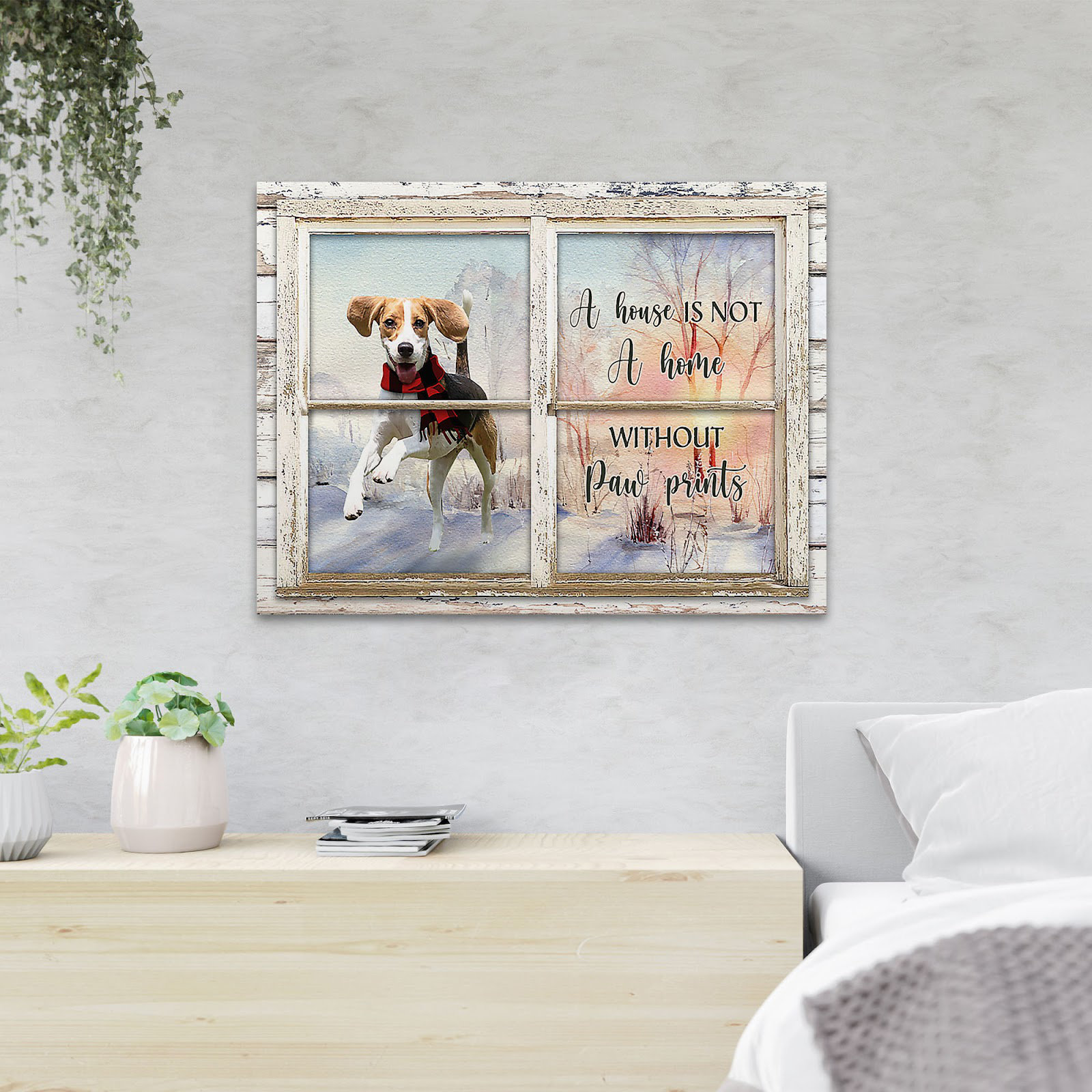 Trinx Dog Playing Outdoor With Window Frame - A House Is Not A Home ...