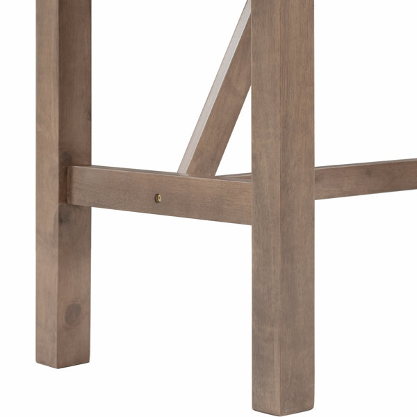 Gracie Oaks 3-Piece Counter Height Drop Leaf Dining Table Set with 2 ...