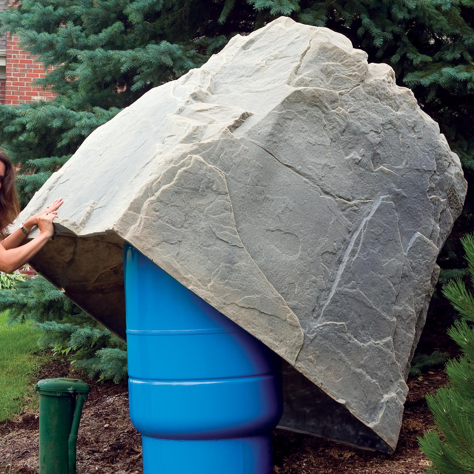 Arlmont & Co. Plastic Abstract Garden Stone | Wayfair