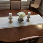 Alcott Hill® Pennock Thick Border Table Runner & Reviews | Wayfair