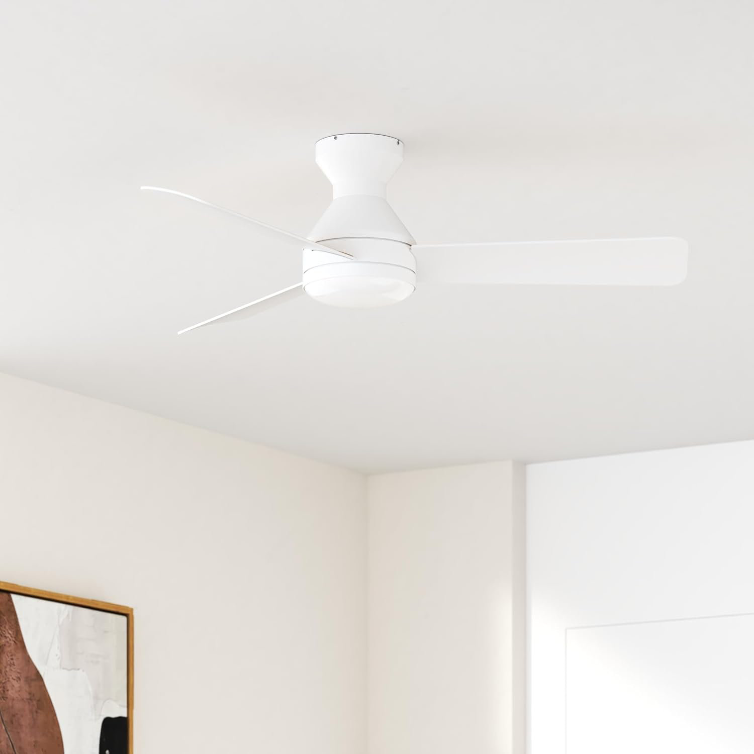 INKEDZ Ceiling Fans with Lights, 42 inch Low Profile Ceiling Fan with ...