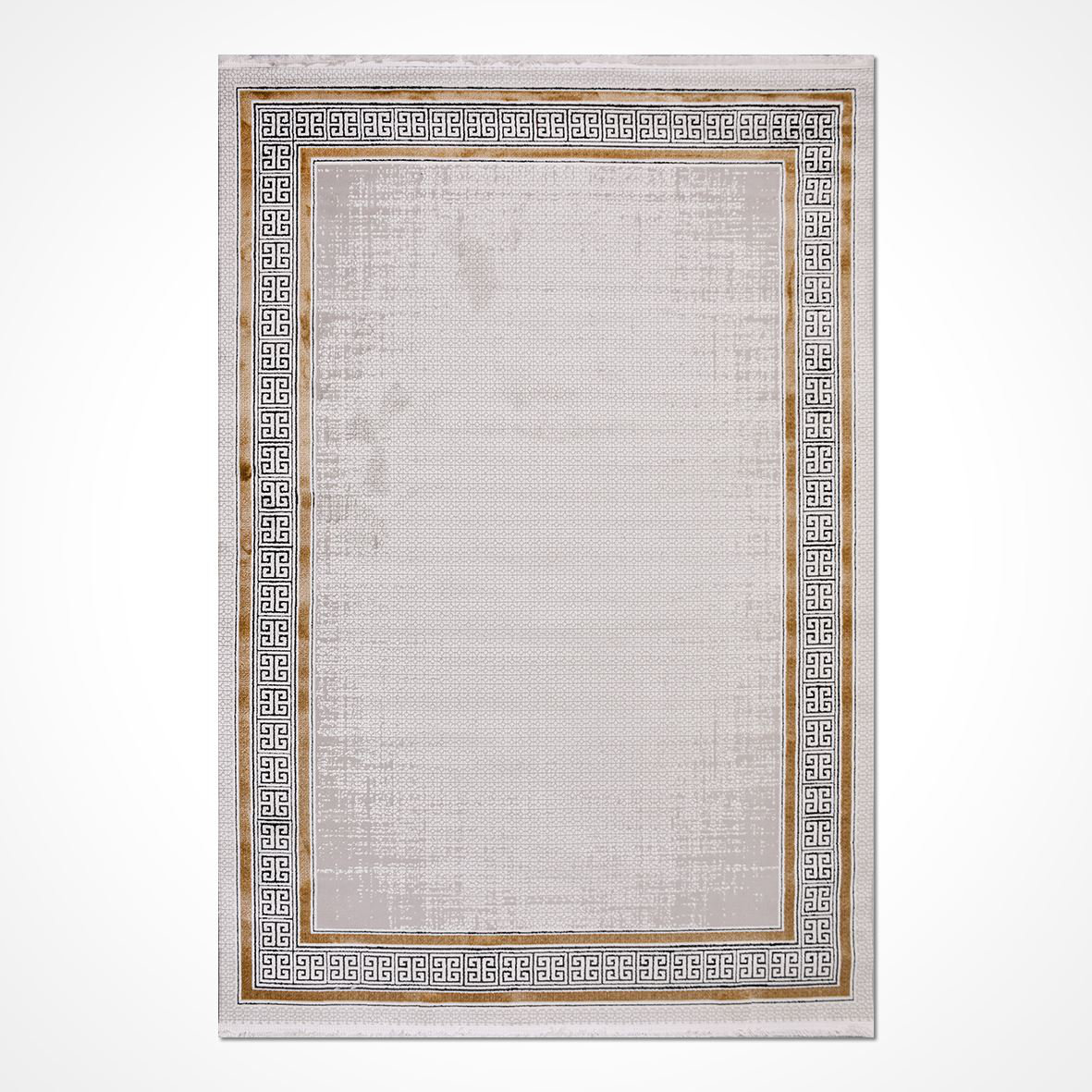 Ebern Designs Modern Beige Machine Washable Non-Slip Area Rug | Wayfair