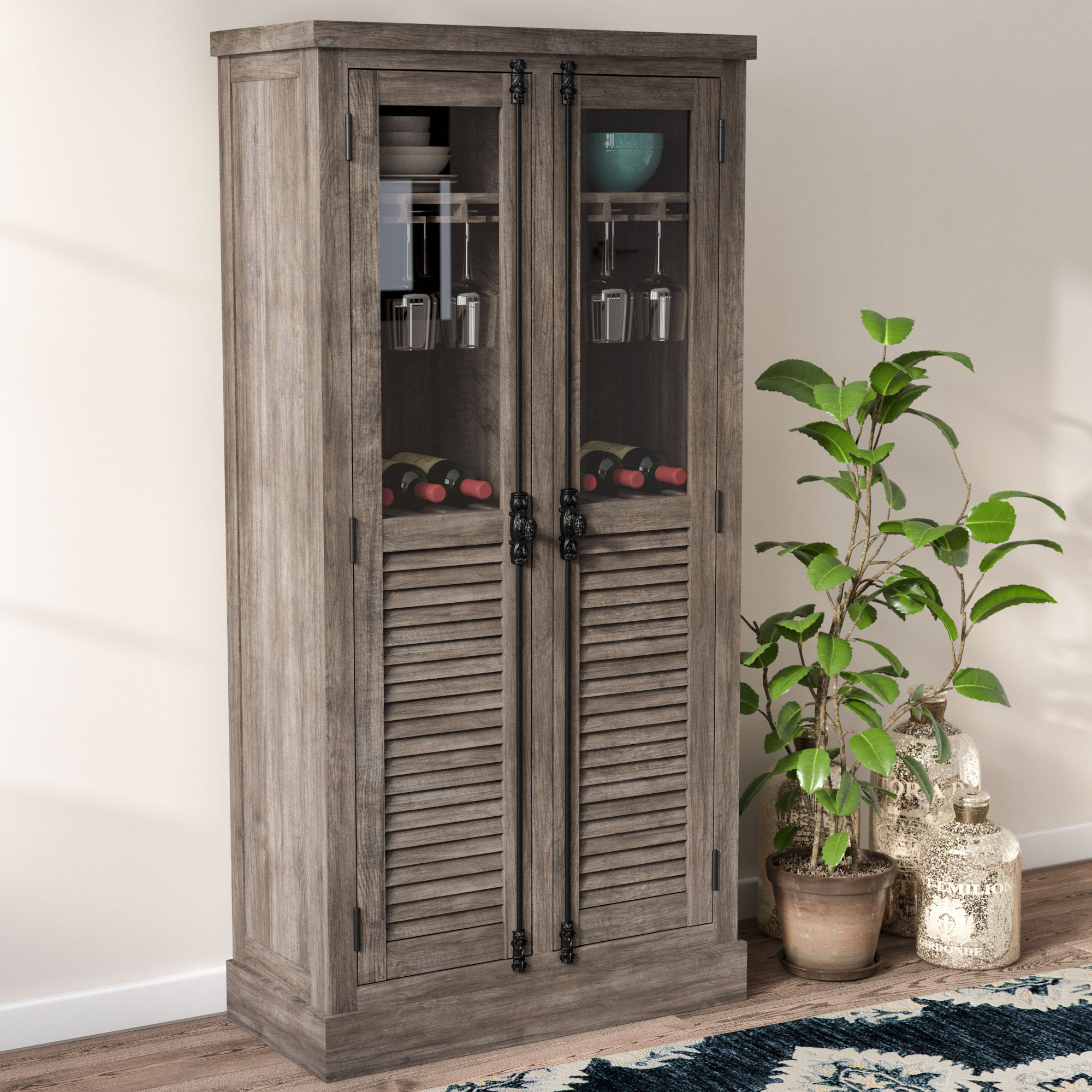 Laurel Foundry Modern Farmhouse® Von Bar Cabinet & Reviews | Wayfair