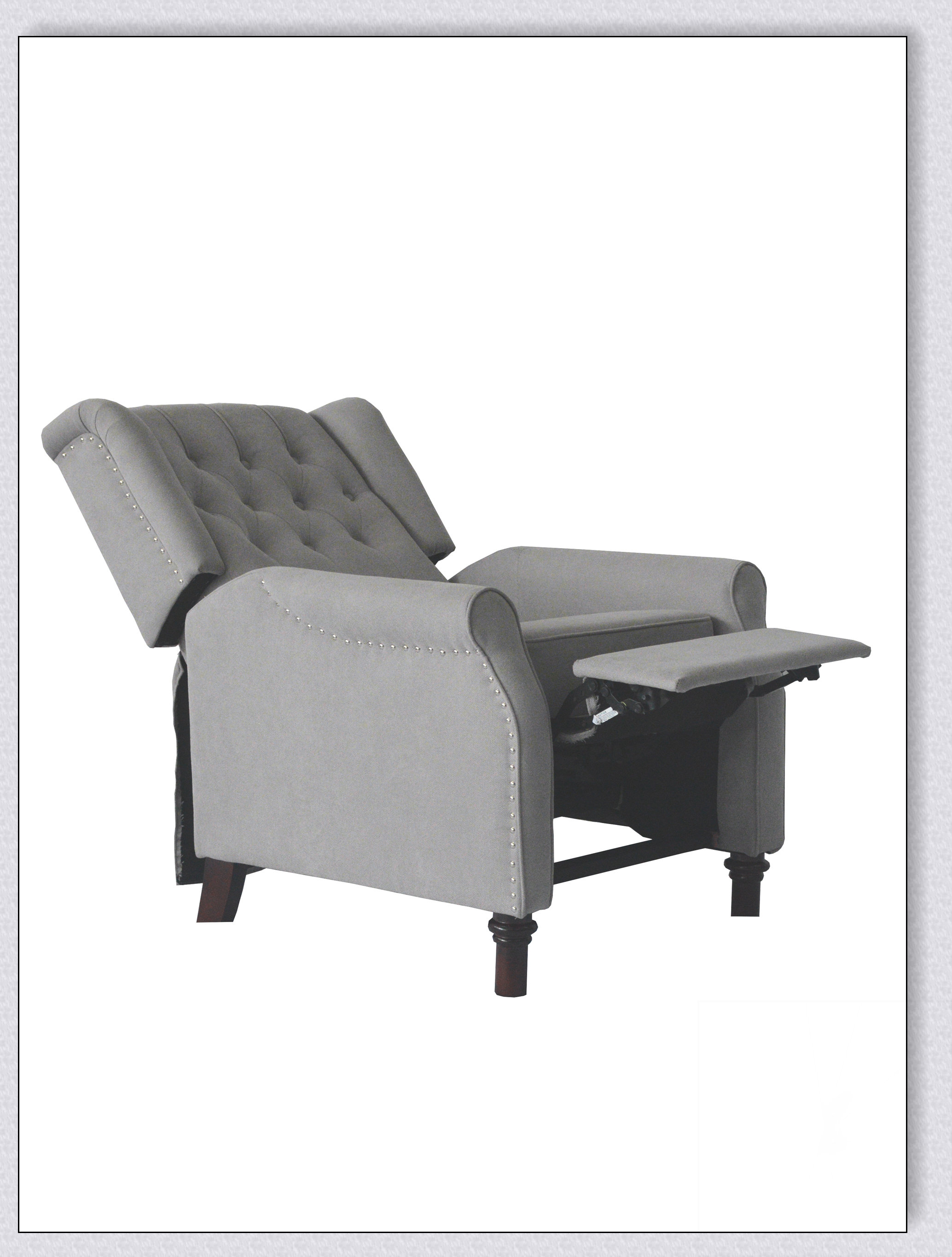 Ebern Designs de Boo brand new recliner sofa cozy soft living room sofa ...