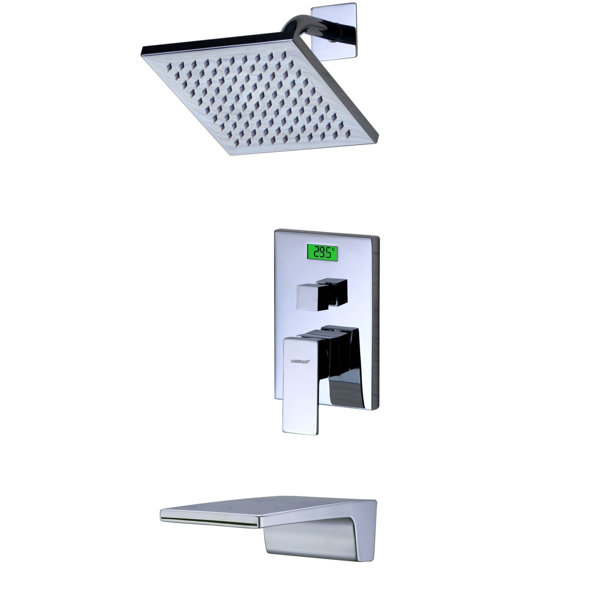 Sumerain Complete Shower Faucet System with Rough in-Valve,Shower ...