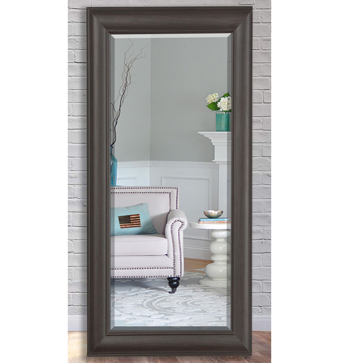 Lark Manor™ Waxter Traditional Beveled Full Length Bathroom / Vanity ...