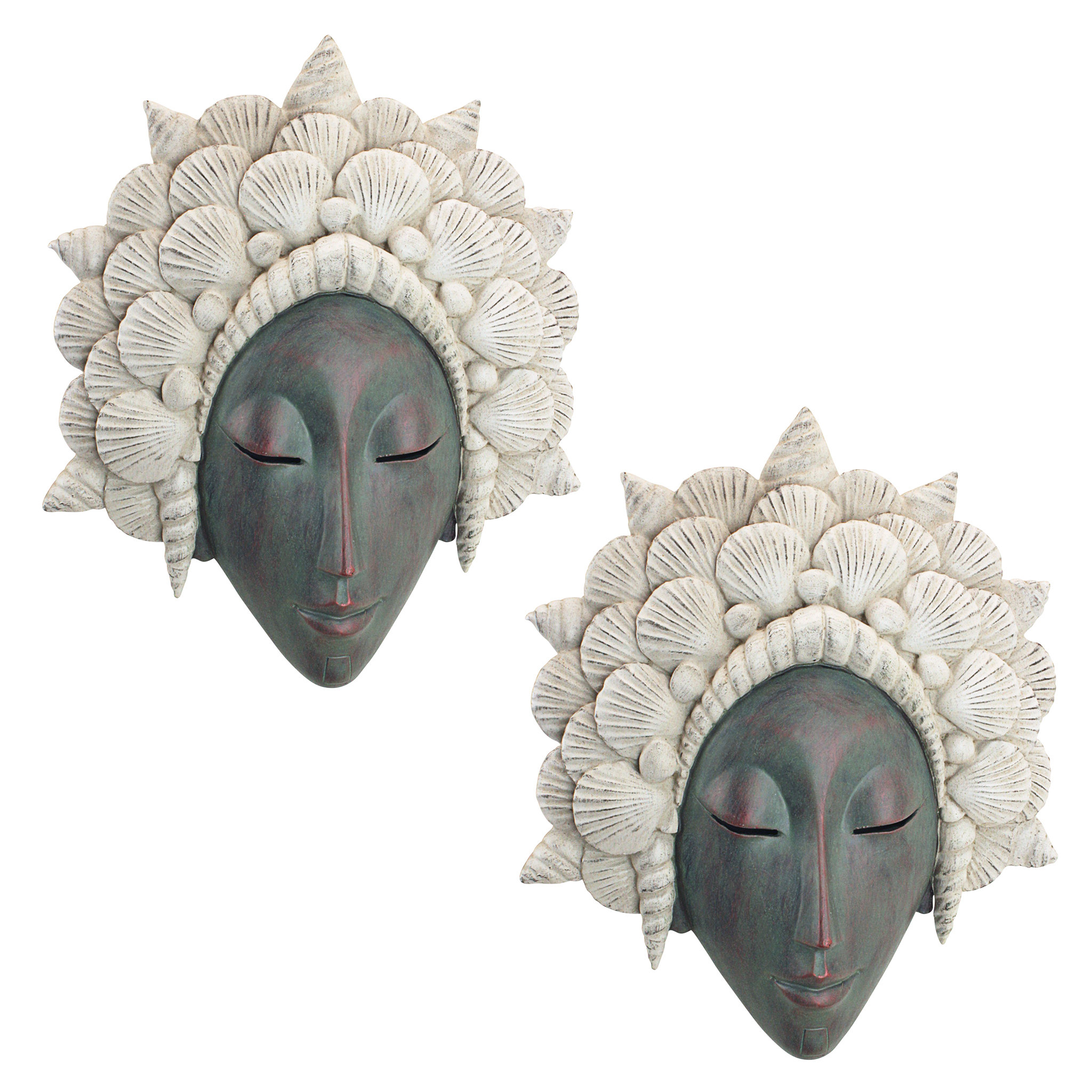 Design Toscano Seashell Maiden Mermaid Wall Sculpture & Reviews ...