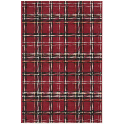 Union Rustic Huntur Plaid Rug & Reviews | Wayfair