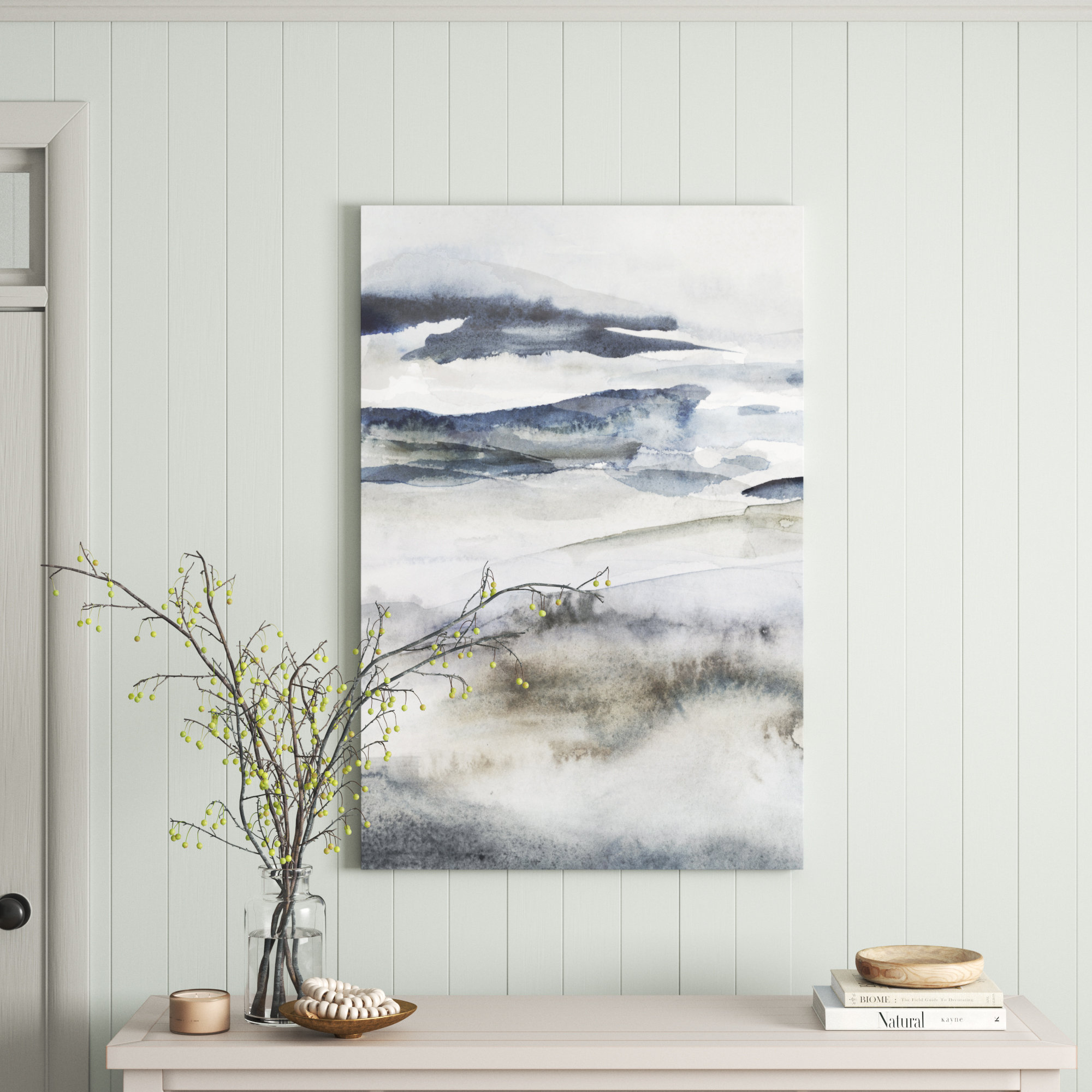 Sand & Stable™ Neutral Salt Spray I by Victoria Borges - Wrapped Canvas ...