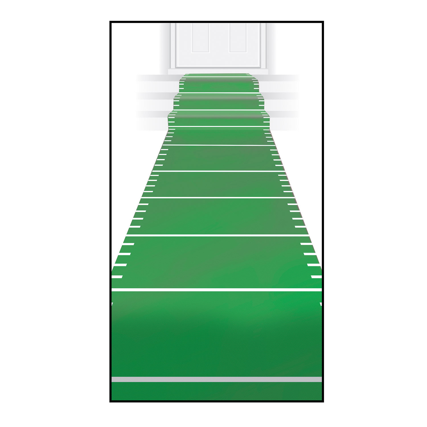 Trinx Sports Field Runner - 24" x 10' - Pack of 6 | Wayfair