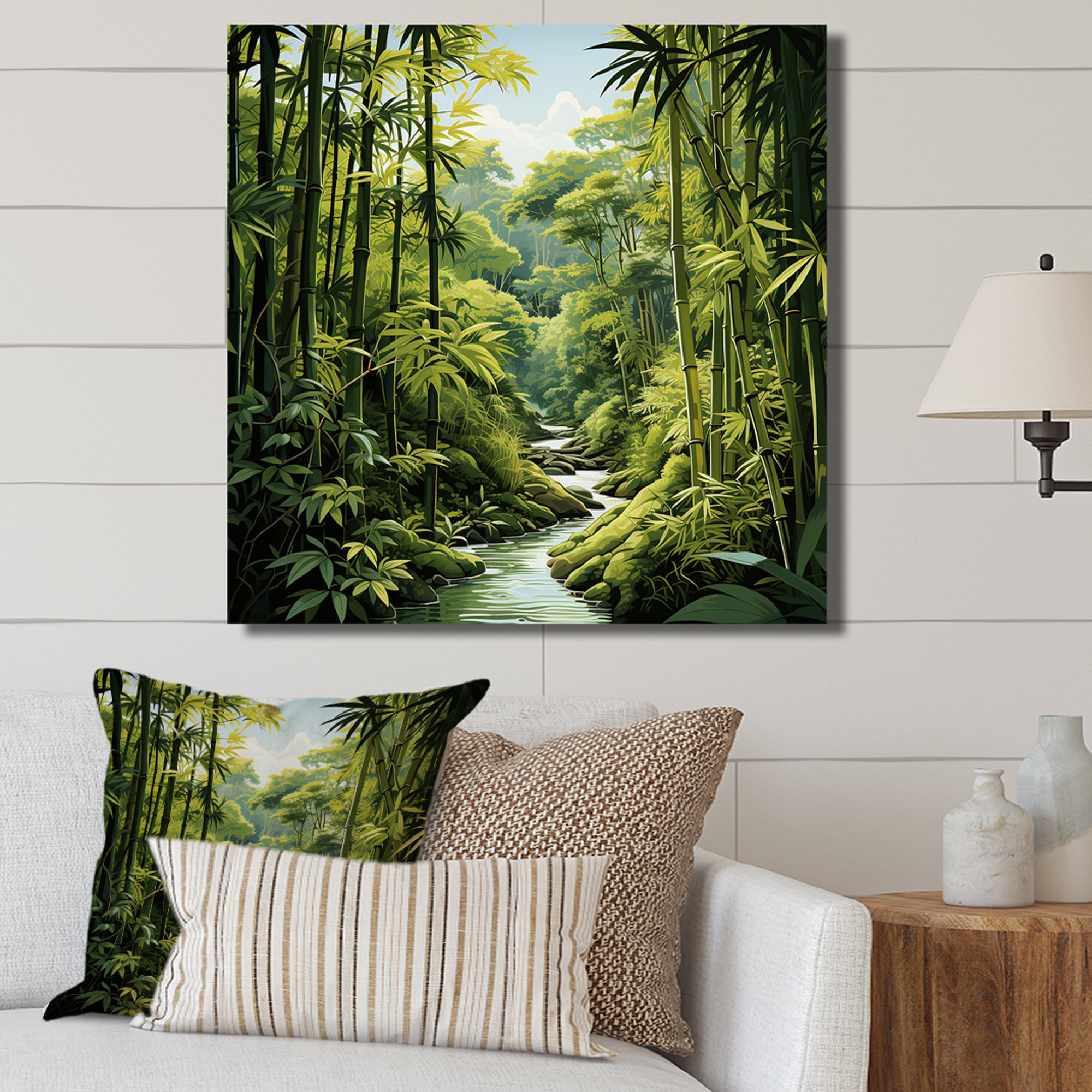 Bay Isle Home™ Relaxing Bamboo Jungle I - Bamboo Wall Art - Wayfair Canada