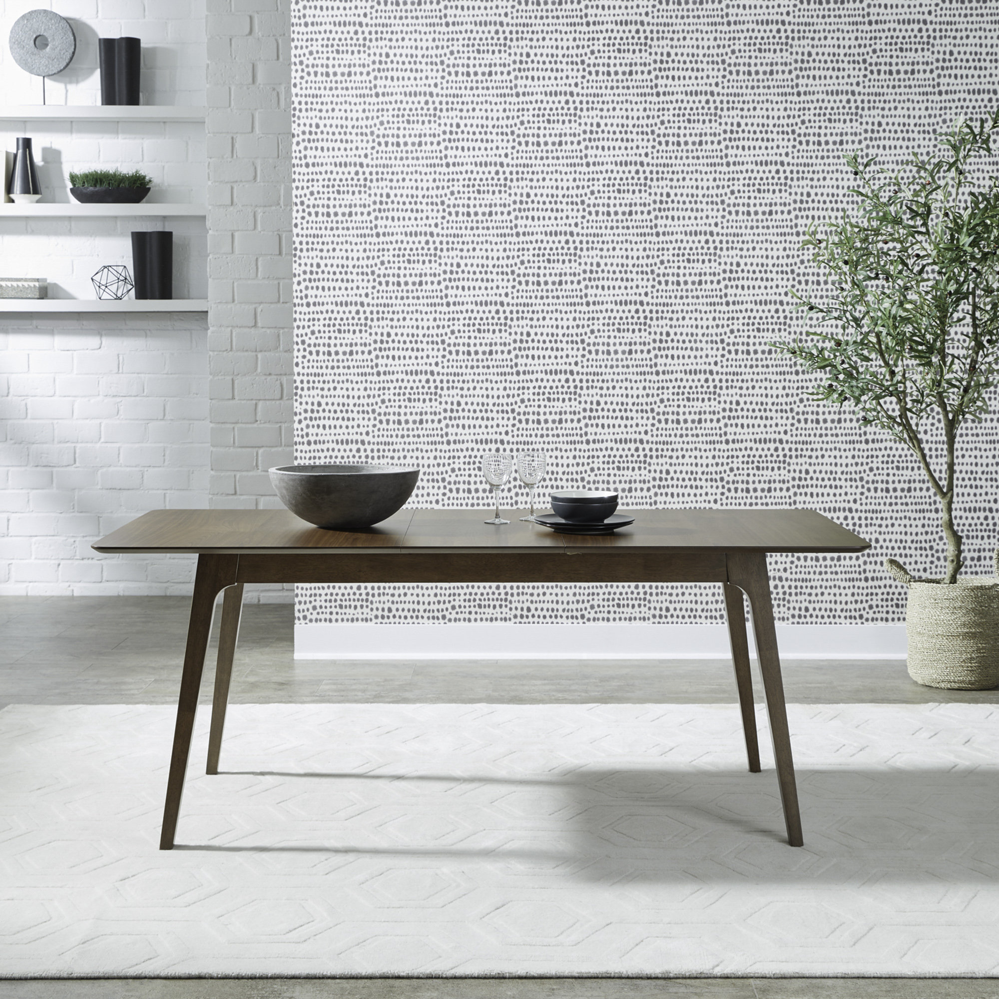 Zipcode Design™ Didmarton Rectangular Leg Table | Wayfair