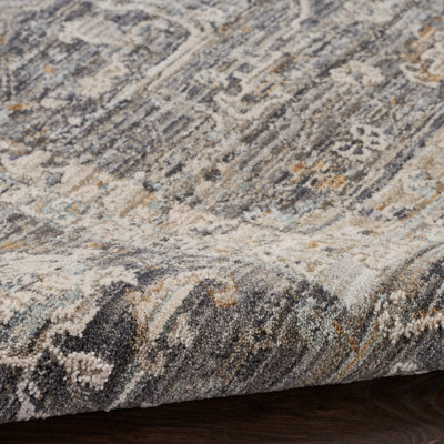 Canora Grey Griagal Gray/Tan Rug | Wayfair