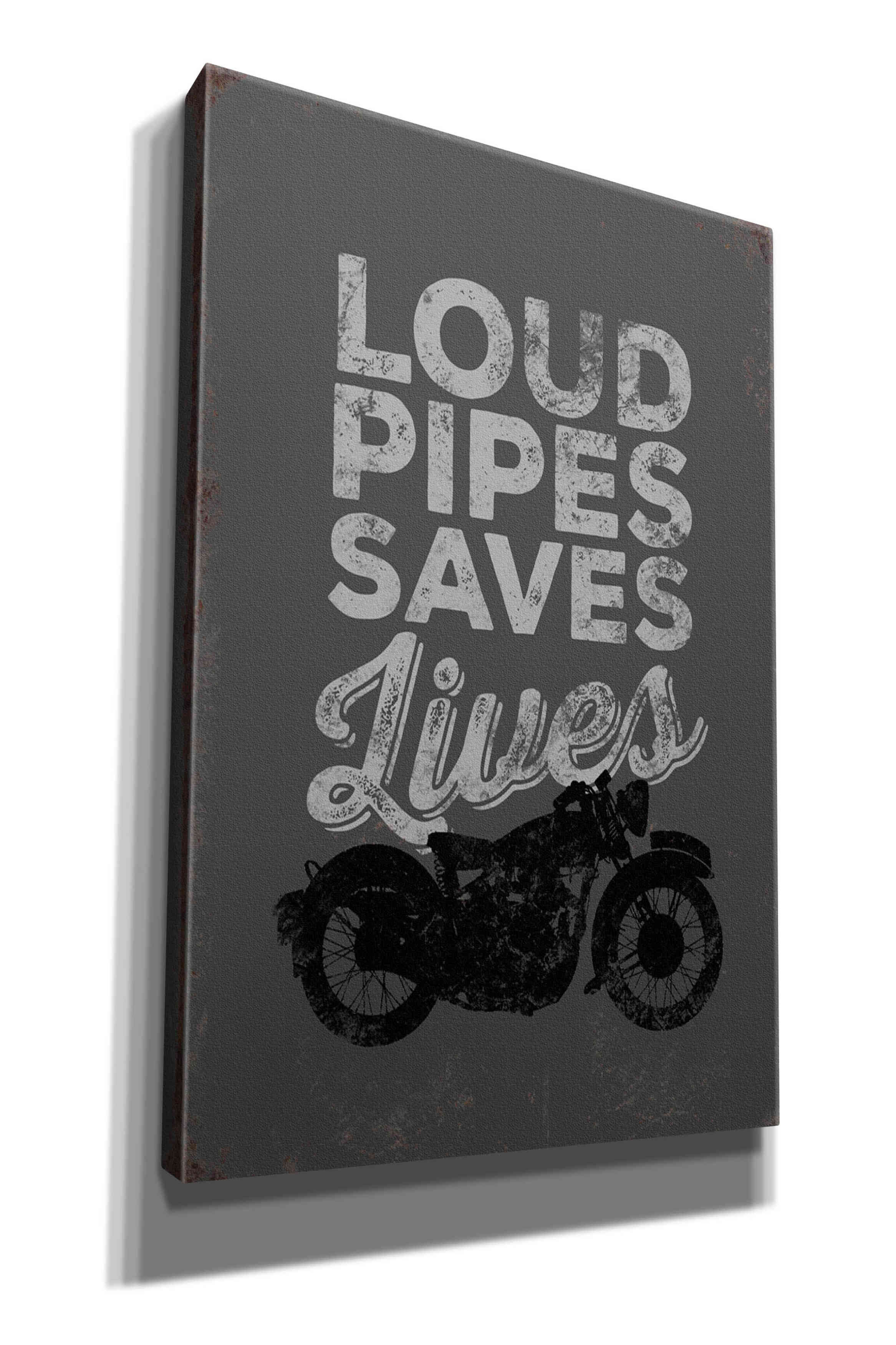 Trinx Loud Pipes by JJ Brando - Wrapped Canvas Print | Wayfair