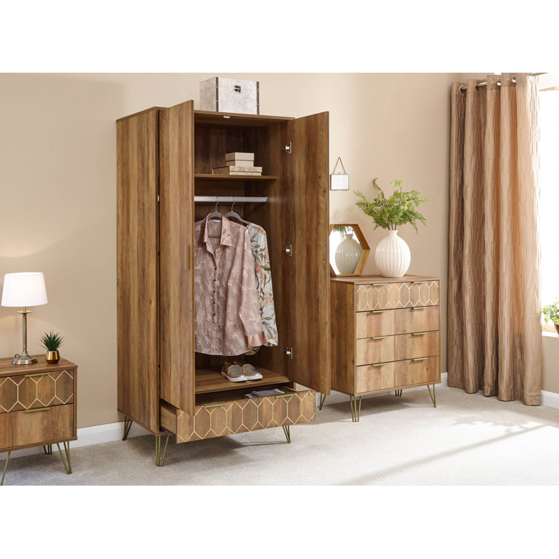 Fairmont Park Algol 2 Door Manufactured Wood Wardrobe | Wayfair.co.uk