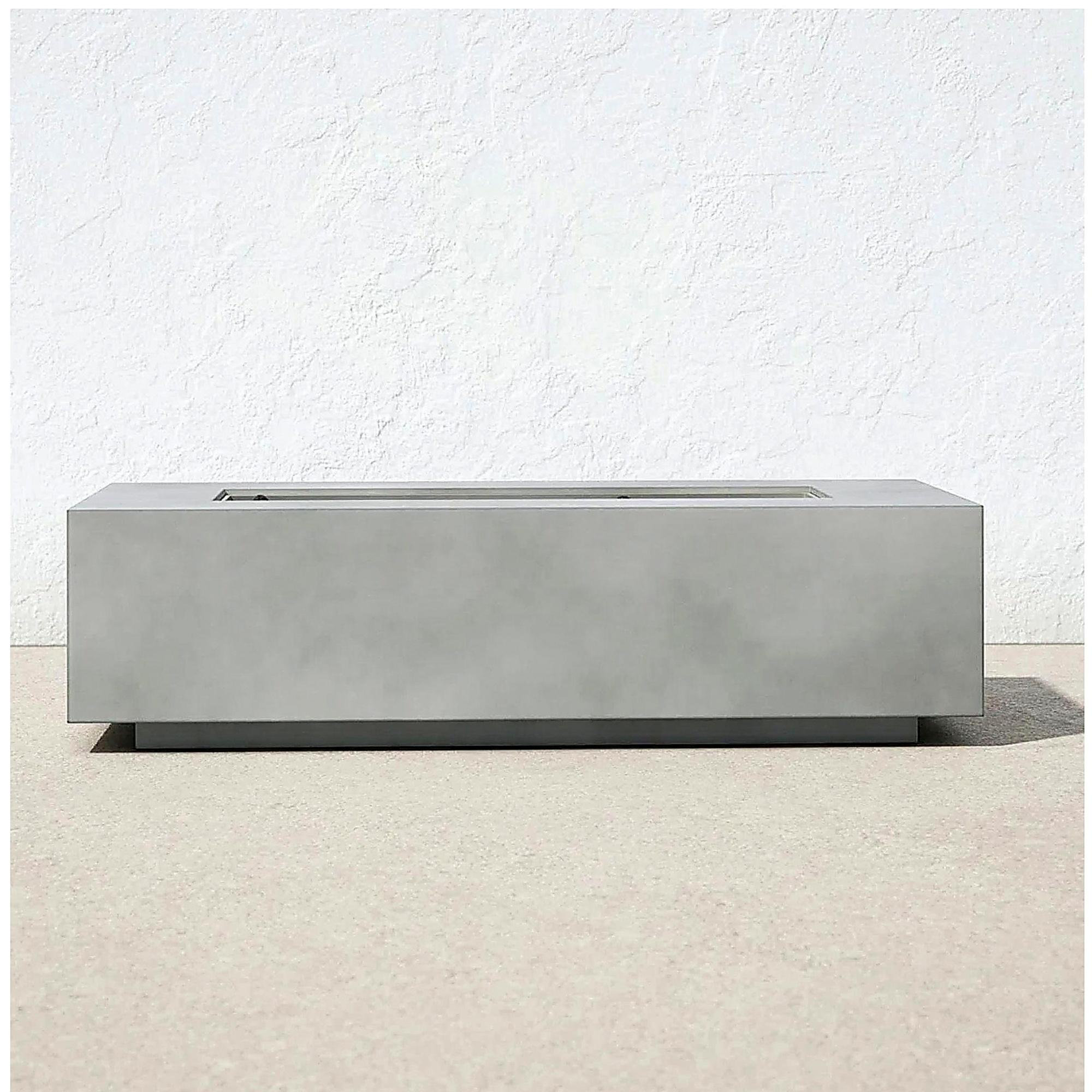 Wrought Studio™ Concrete Propane Outdoor Fire Pit Table | Wayfair