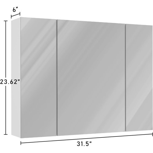 Ebern Designs Evonna 31.5'' W 23.62'' H Wall Mounted Required Framed ...