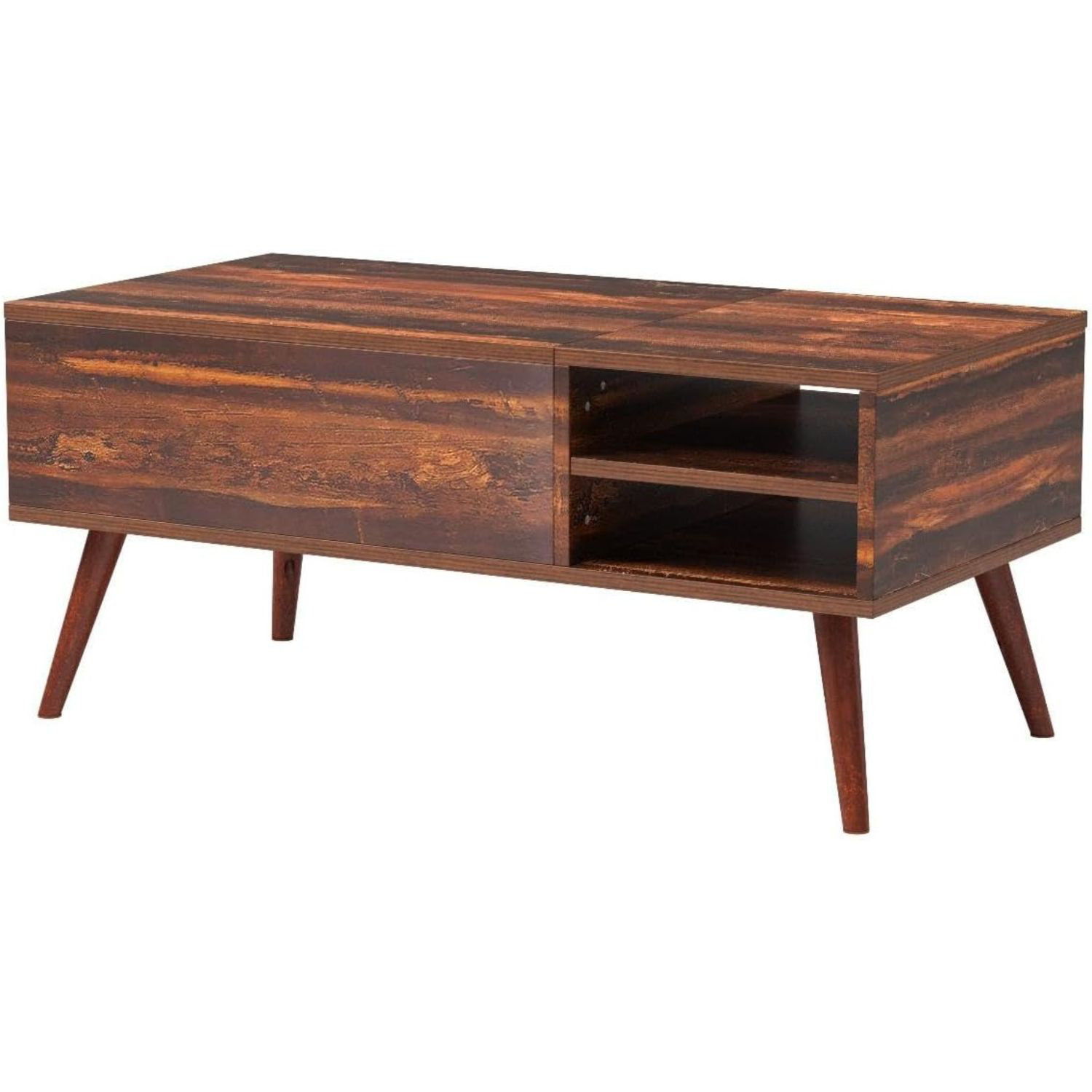 George Oliver Lareb Coffee Table-ceiling-top coffee table with hidden ...