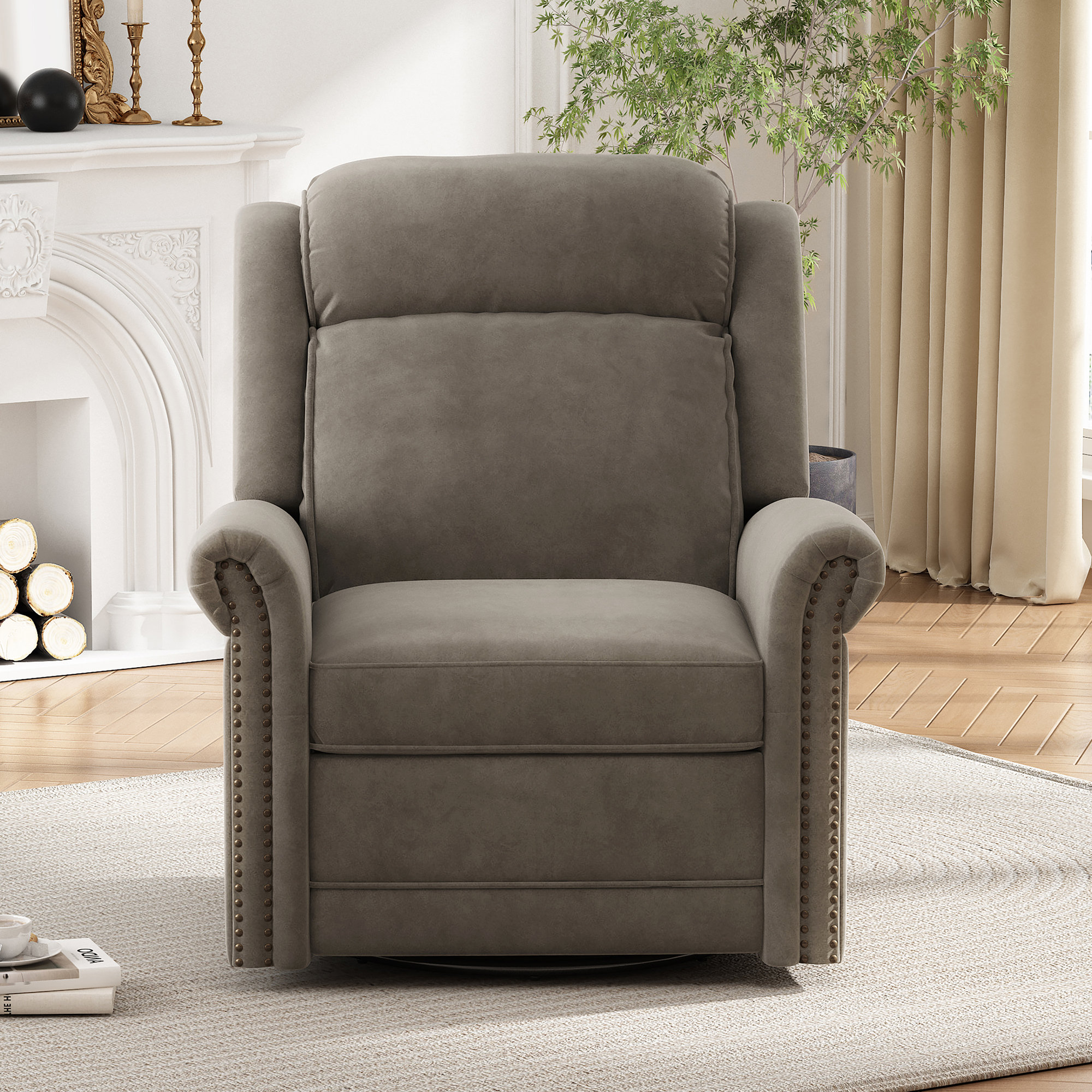 Lark Manor™ Deonne 360° Swivel Recliner | Wayfair
