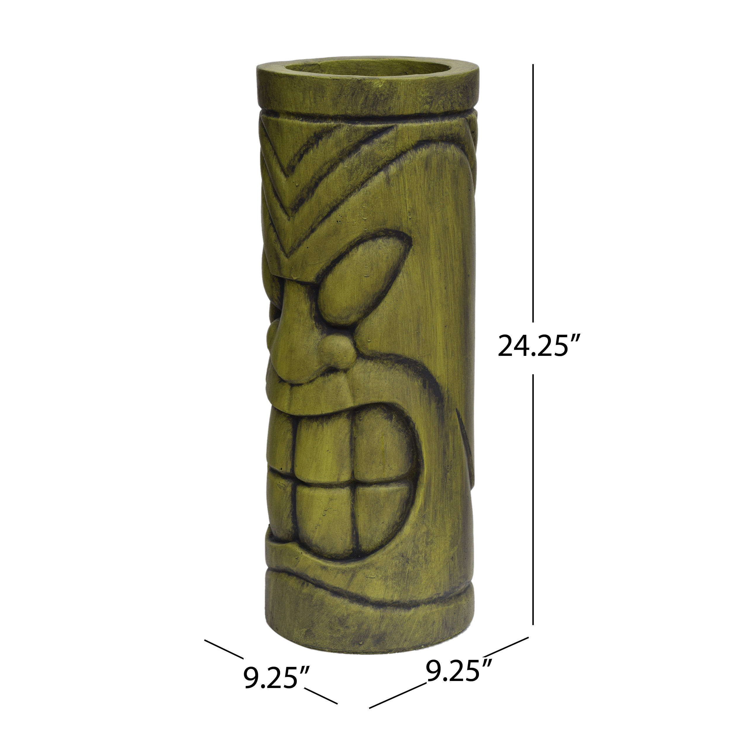 Wooakway Polynesian Style Statue Planter Outdoor Indoor Urn Planter ...