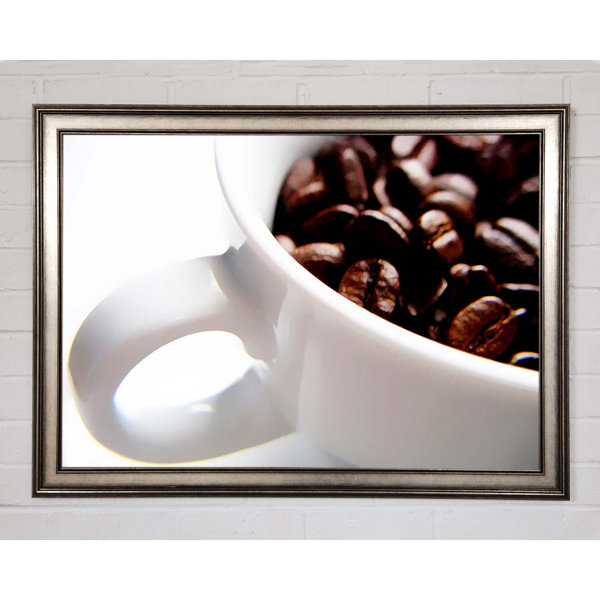 Brayden Studio White Coffee Bean Mug - Single Picture Frame Print ...