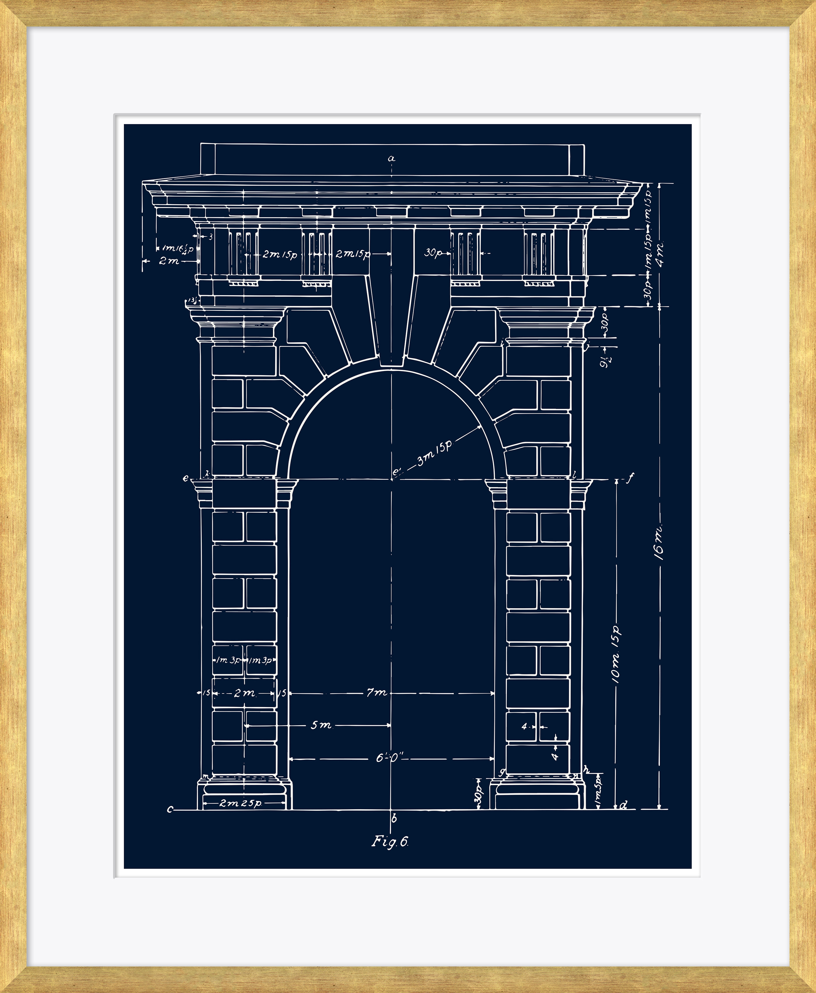 Soicher-Marin Blue Arch Figure " Blue Arch Figure 6 " by David Phoenix ...