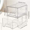 Rebrilliant 6 Pack Stackable Storage Drawers, Clear Plastic Pull Out ...