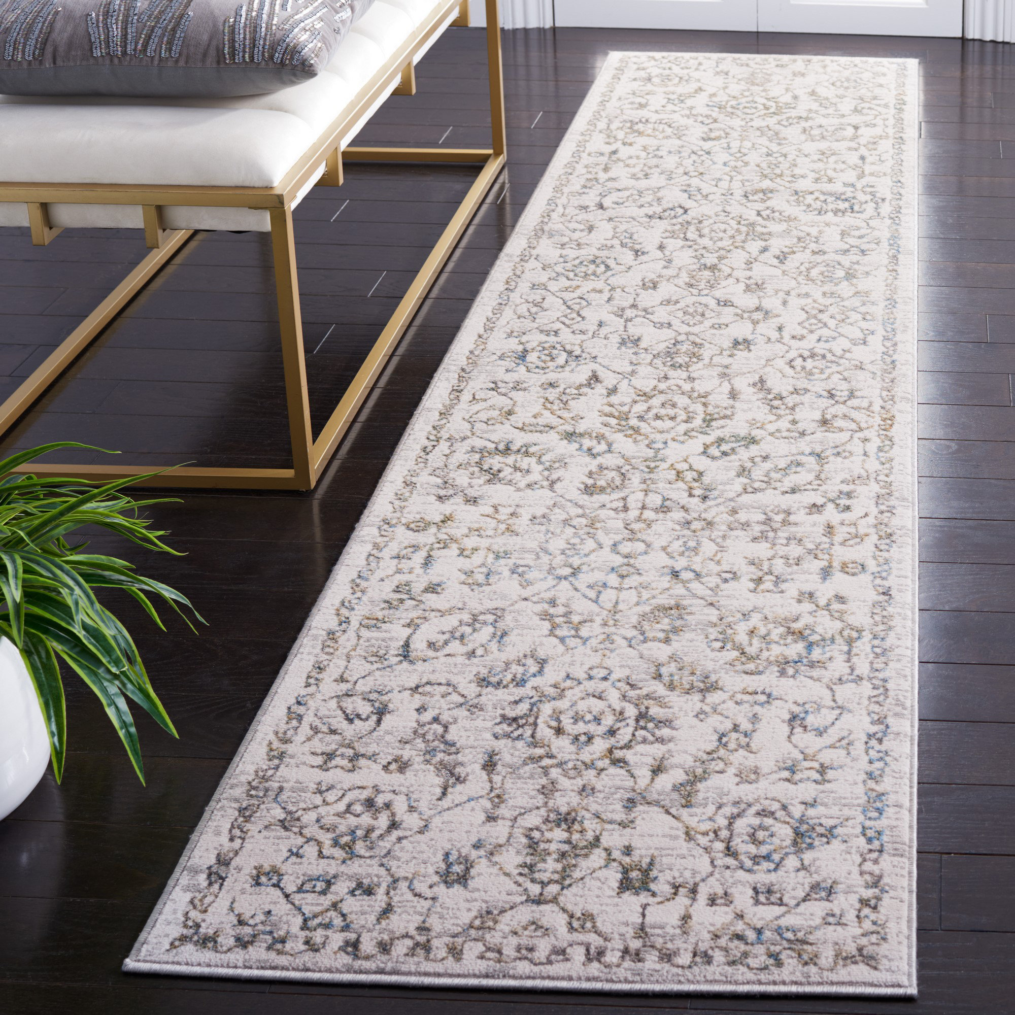 Canora Grey Caben Oriental Beige/Grey Area Rug - Wayfair Canada