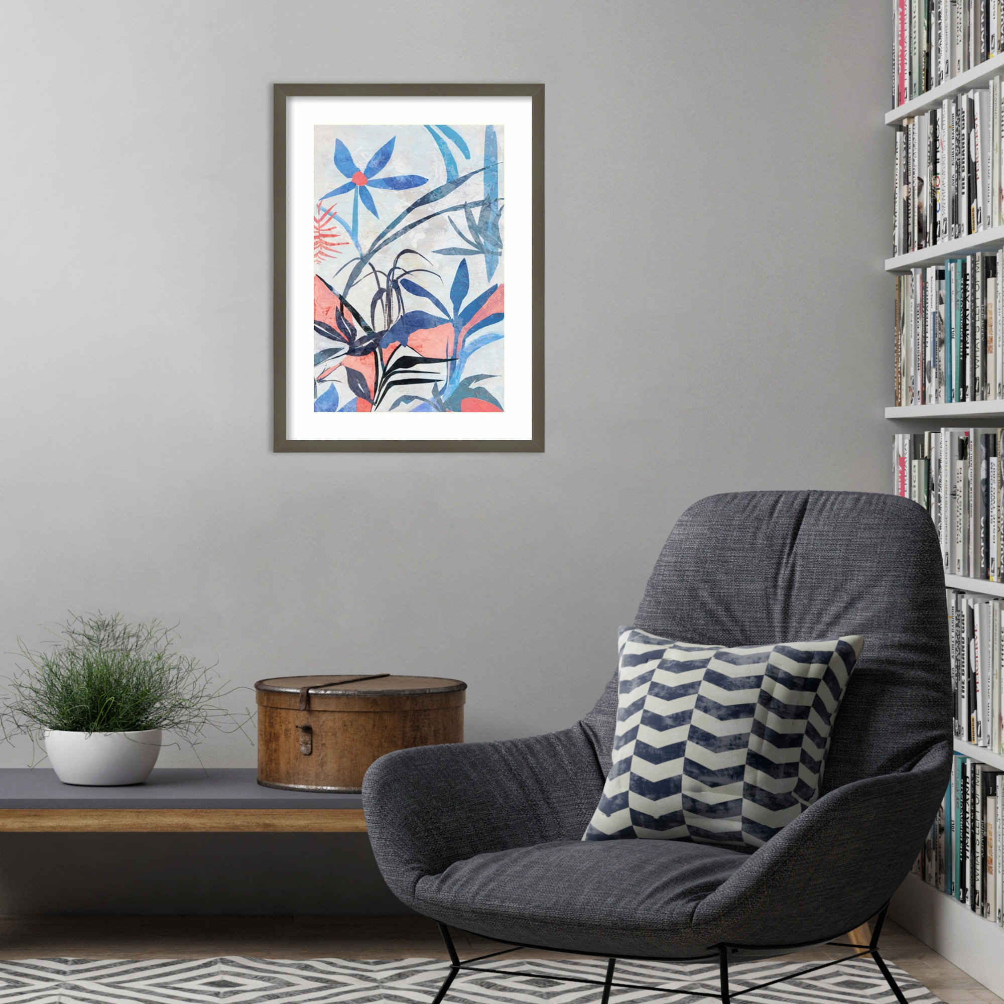 Lark Manor™ Cutout Silhouettes by Jacob q Wood Framed Wall Art Print ...