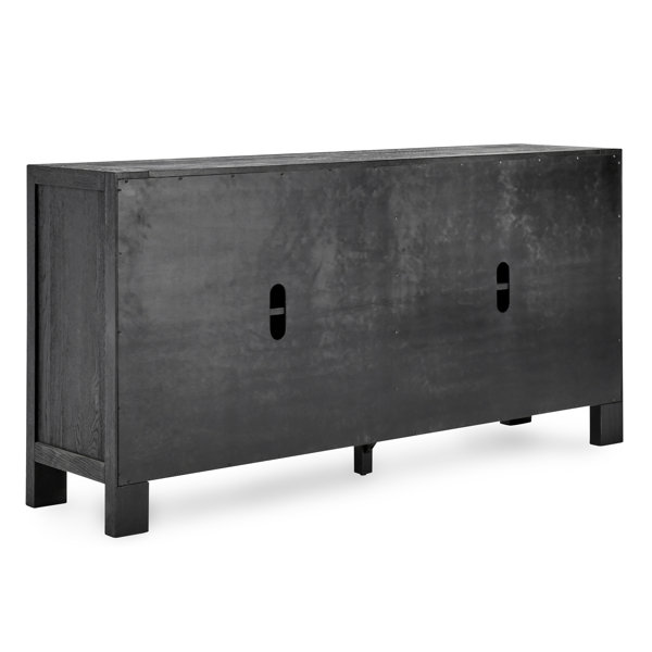AllModern Block 72" Wide Oak Solid Wood Sideboard & Reviews | Wayfair