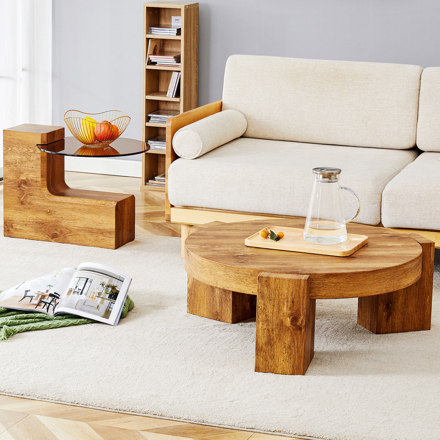 Millwood Pines Double-Decker Coffee Table, Stylish Design Coffee Table ...