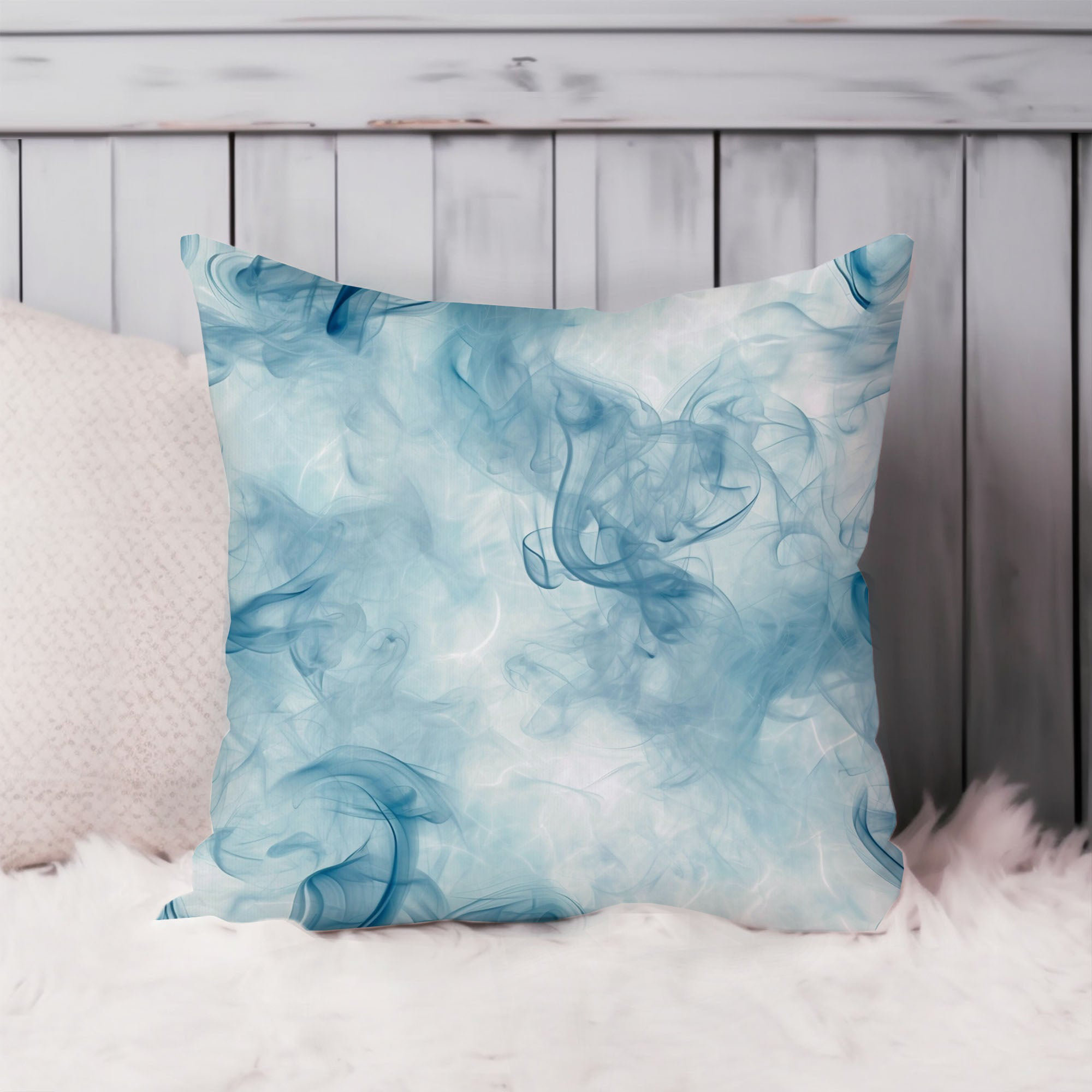 Ethan Taylor Abstract Blue Myst VI Modern | Wayfair