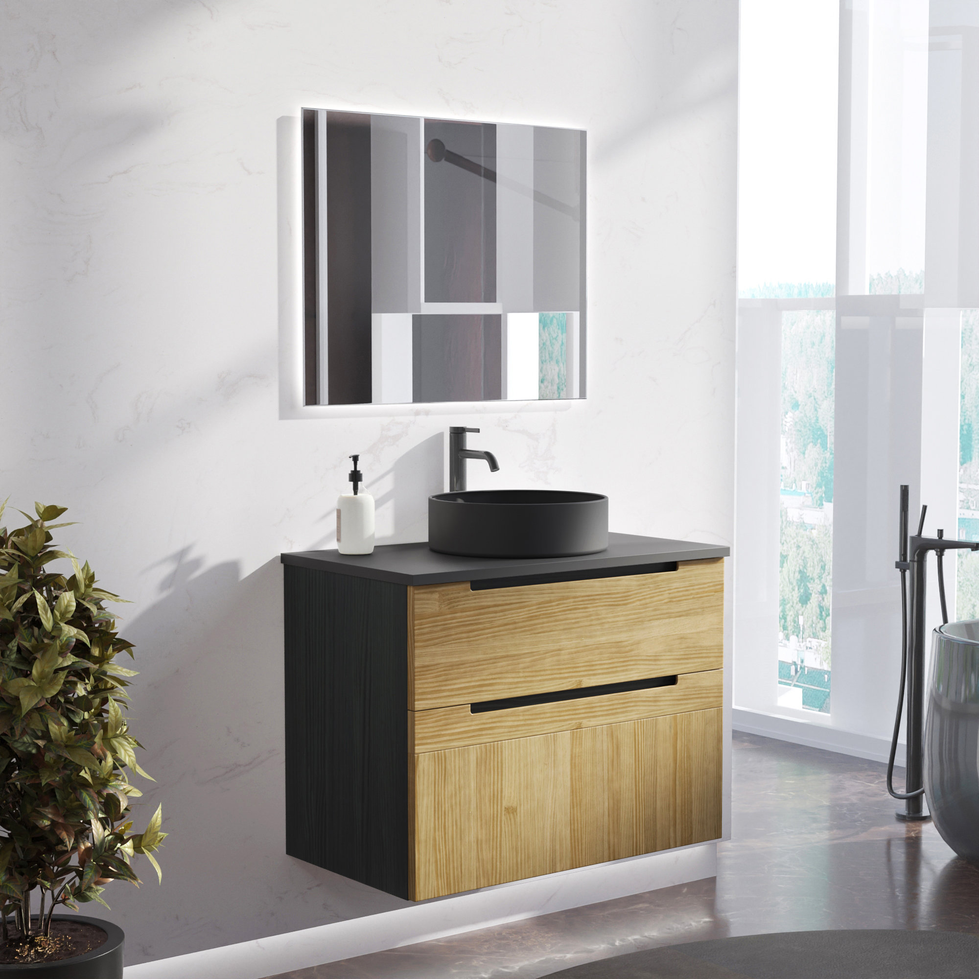 Class Design Home Aura 24'' Single Bathroom Vanity Base Only | Wayfair