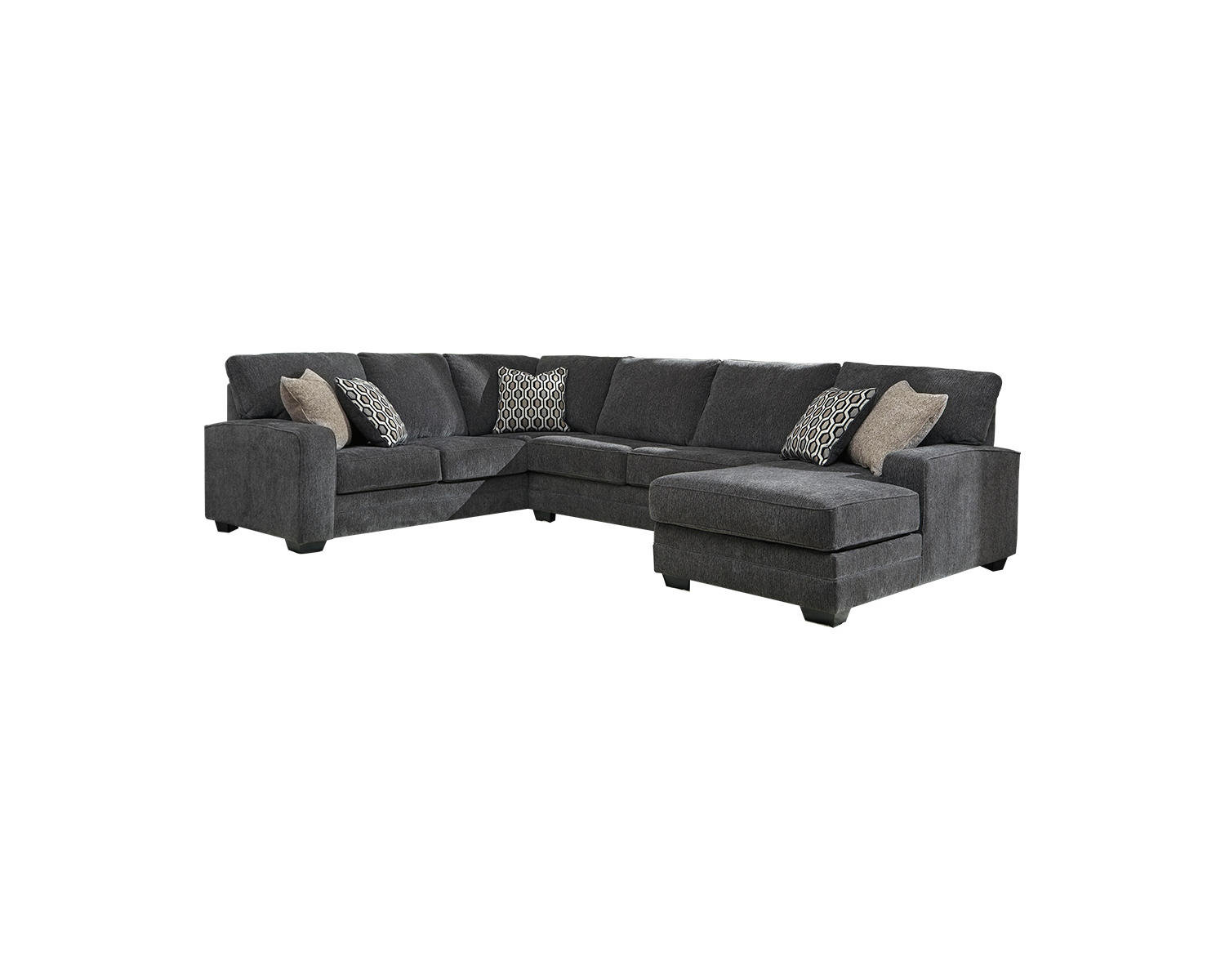 Wade Logan® Bayleen 3 - Piece Upholstered Sectional & Reviews | Wayfair