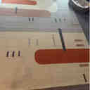 Orren Ellis Ludolf Abstract Handwoven Wool Peach/Gray Area Rug ...