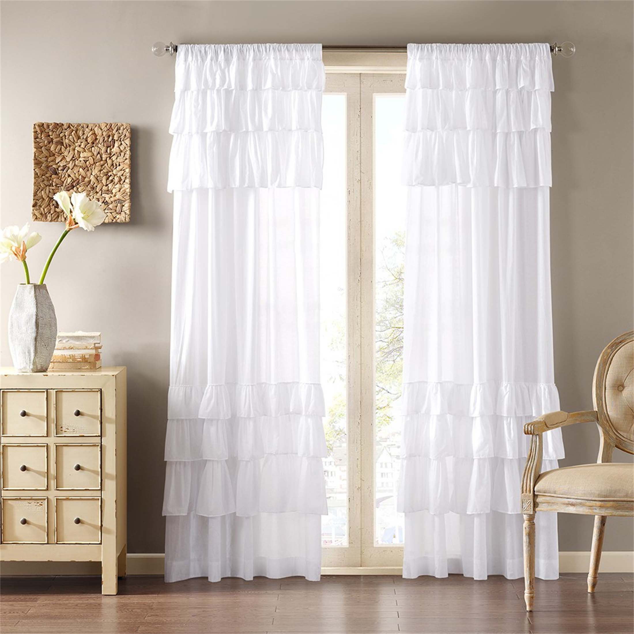 Rosalind Wheeler Ceravolo Cotton Sheer Single Curtain Panel Panel | Wayfair
