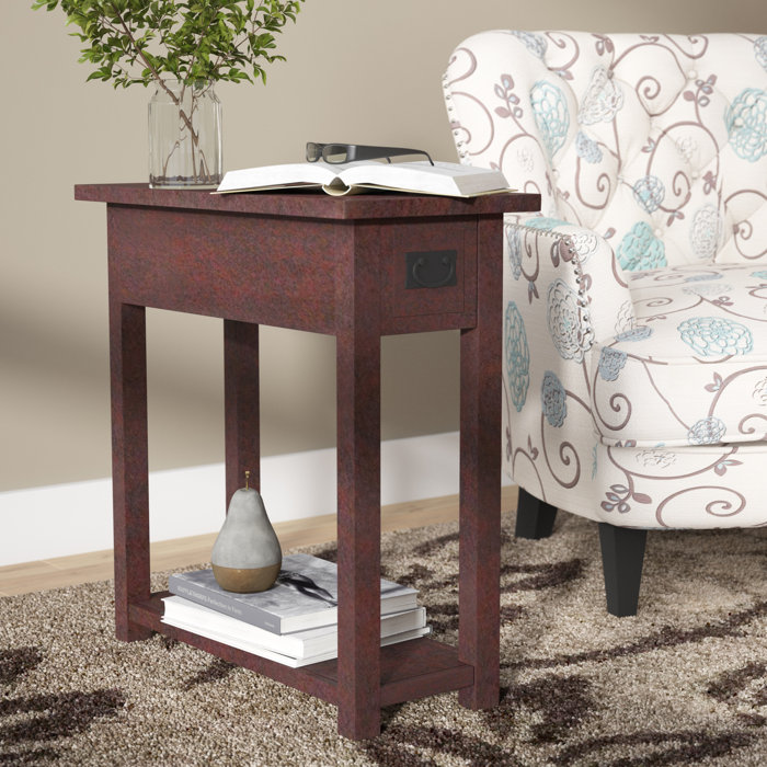 Charlton Home® Kingsland 42" Wide Wooden Traditional Design Rectangular ...