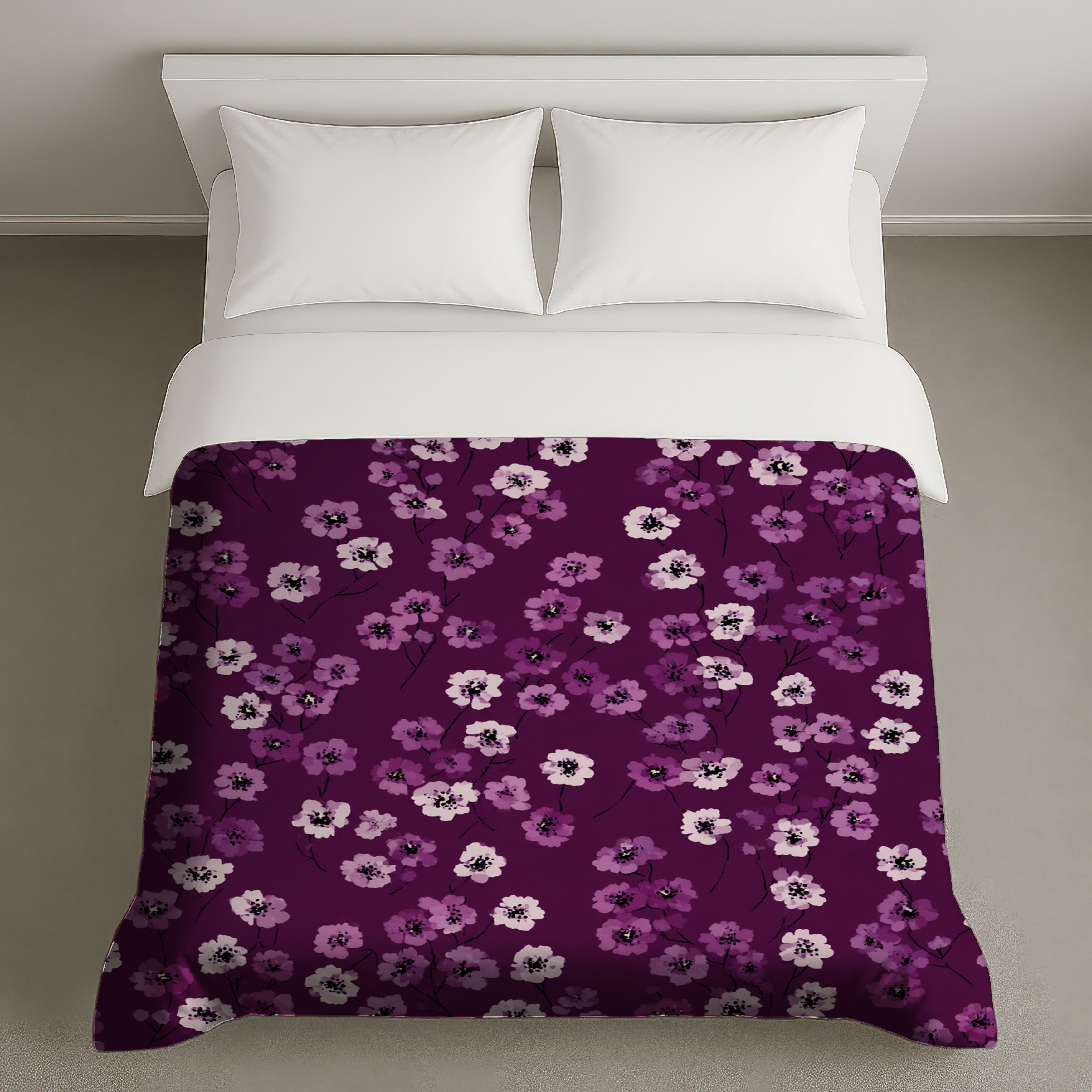 VisionDecor Flowers Bedding Floral Duvet Cover Shabby Chic - Wayfair Canada