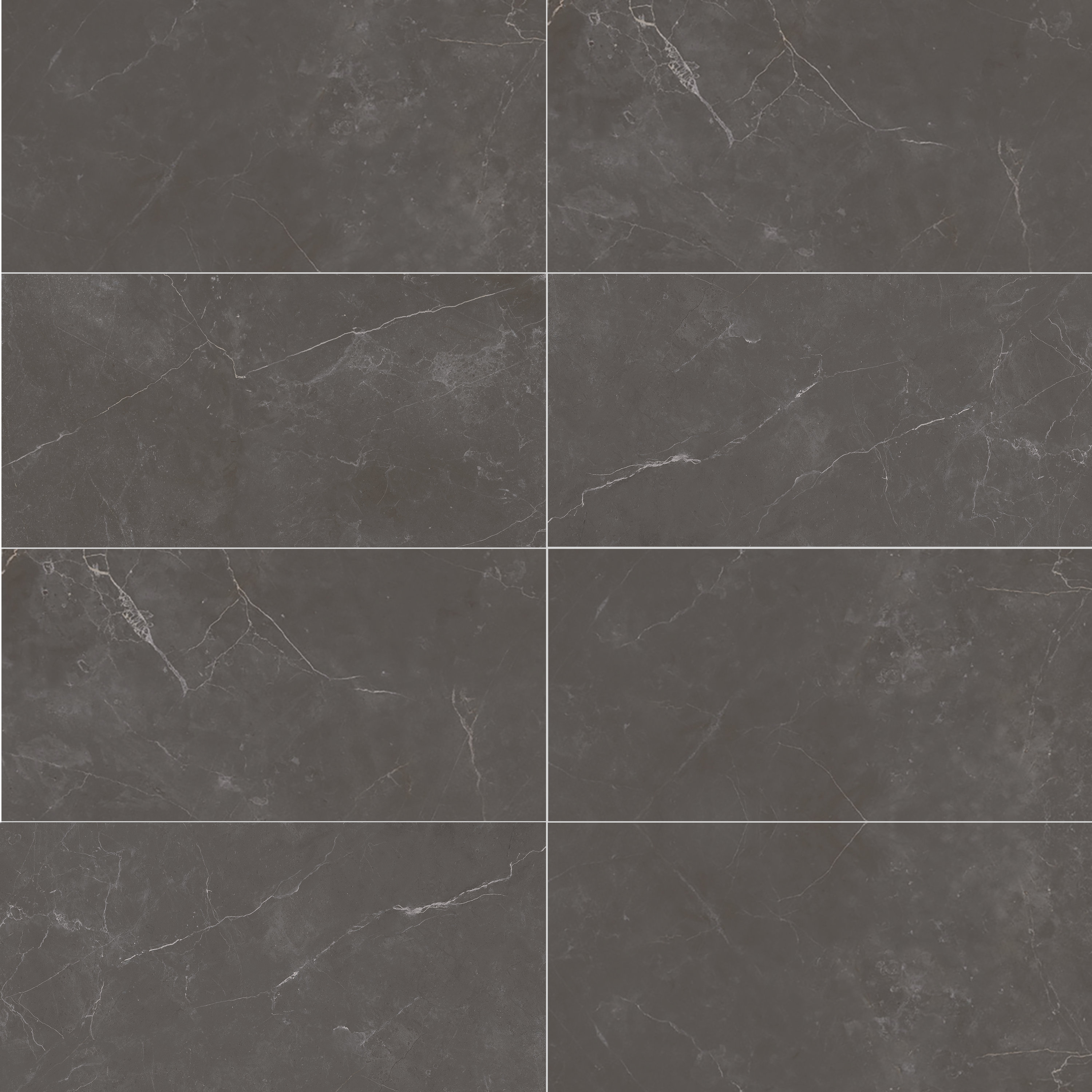 Soho Surfaces 12 in. x 24 in. Porcelain Marble Look Floor and Wall Tile ...