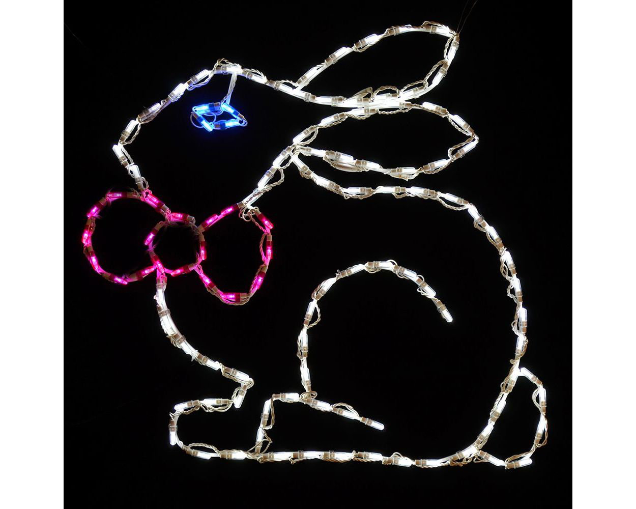 The Holiday Aisle® LED Easter Bunny with Bow Tie | Wayfair