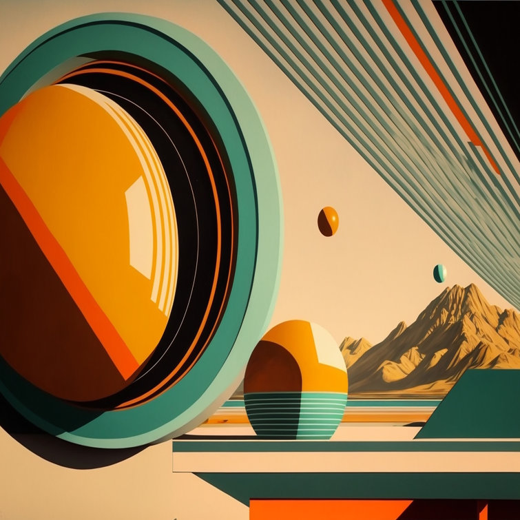 DesignArt Vintage Mid-century Graphics III " Vintage Mid-century ...