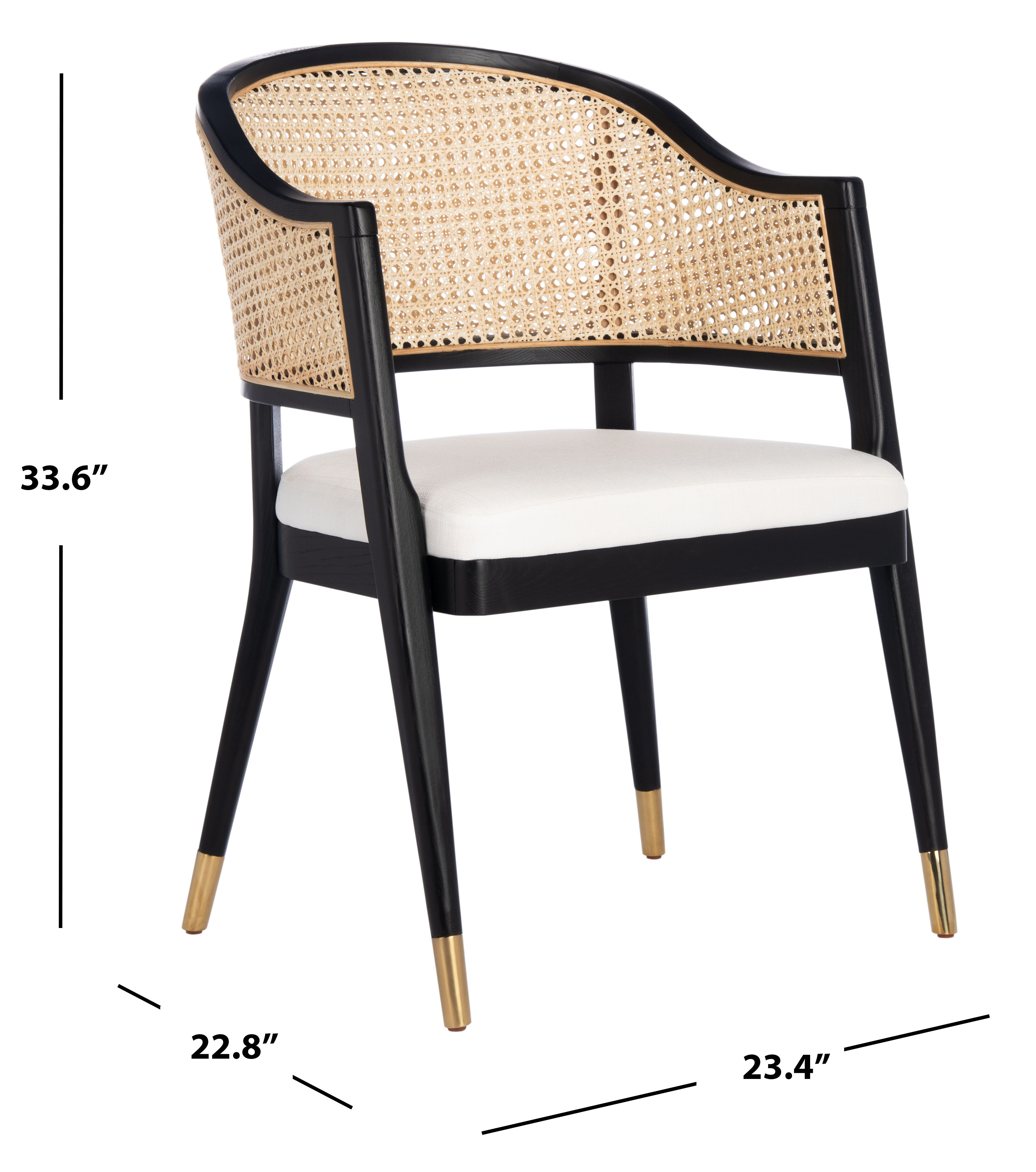 Birch Lane™ Godfrey Cane Back Arm Chair & Reviews | Wayfair