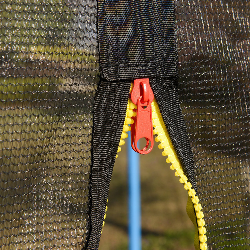 WANDINGT 12 FT TRAMPOLINE INSIDE SAFETY NET WITH BASKETBALL HOOP | Wayfair